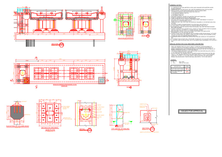 Trolley Refuge and Mast Specifications | PDF | Concrete | Building ...