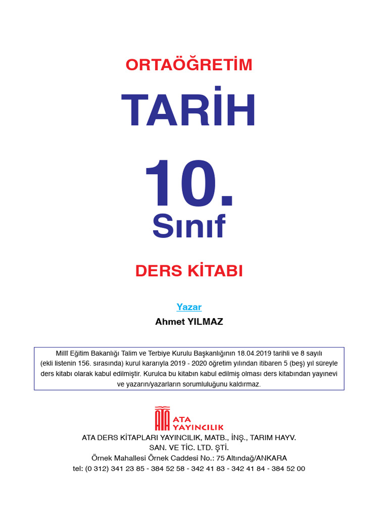 Sınıf Tarih | PDF