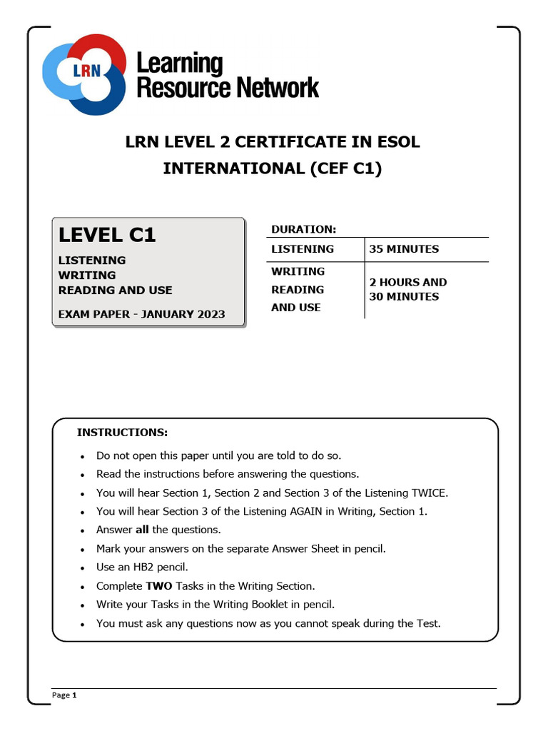 C1 JANUARY 2023 EXAM PAPER | PDF | Natural Gas | Car