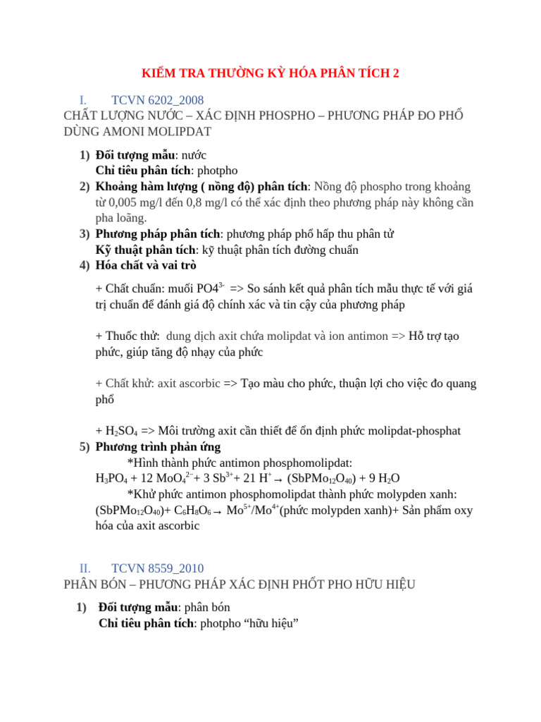 Ktra Thường Kì HPT2 | PDF