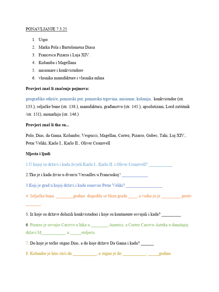 Ponavljanje 3 PDF | PDF