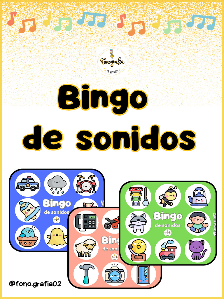 Bingo de Sonidos | PDF