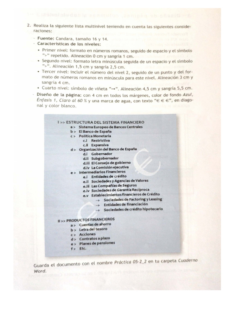 B3 Lista Multinivel | PDF