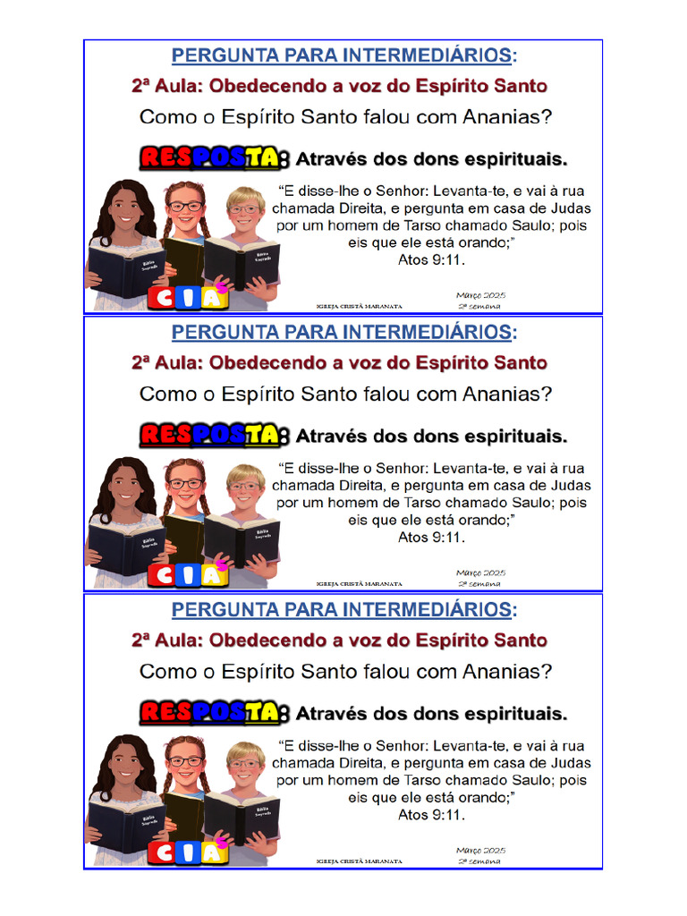 Pergunta Ebd Intermediarios | PDF