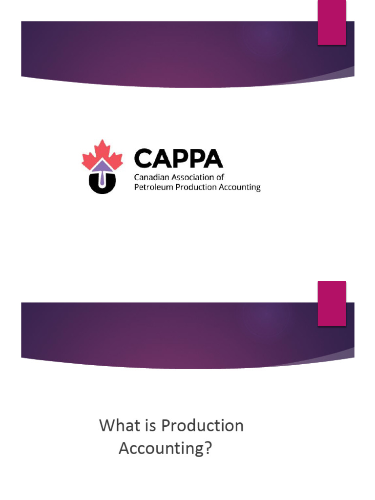 CAPPA-What-is-Production-Accounting | PDF | Accounting | Royalty Payment