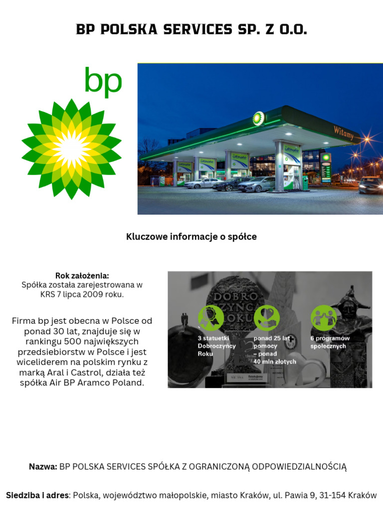 BP Polska Services Sp. Z O.O. | PDF