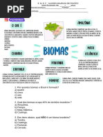 Capa Trabalho Ciencias Bioma Brasileiro | PDF
