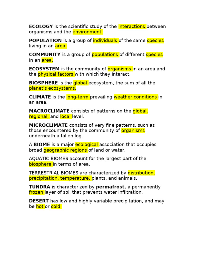 Complete_Ecology_Reviewer | PDF
