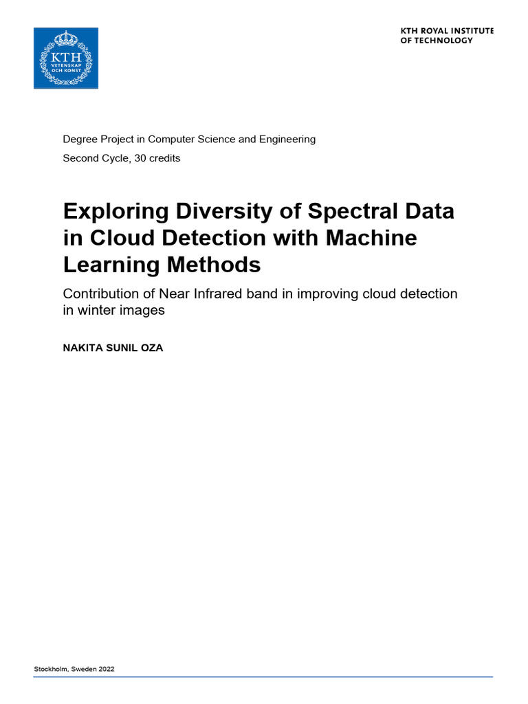 FULLTEXT01 | PDF | Machine Learning | Image Segmentation