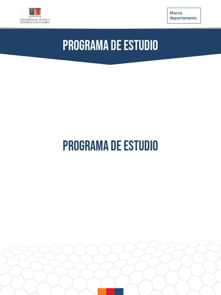 Programa de Estudio | PDF