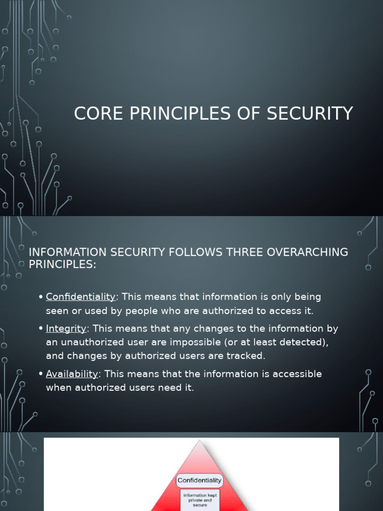 Core Principles of Security | PDF