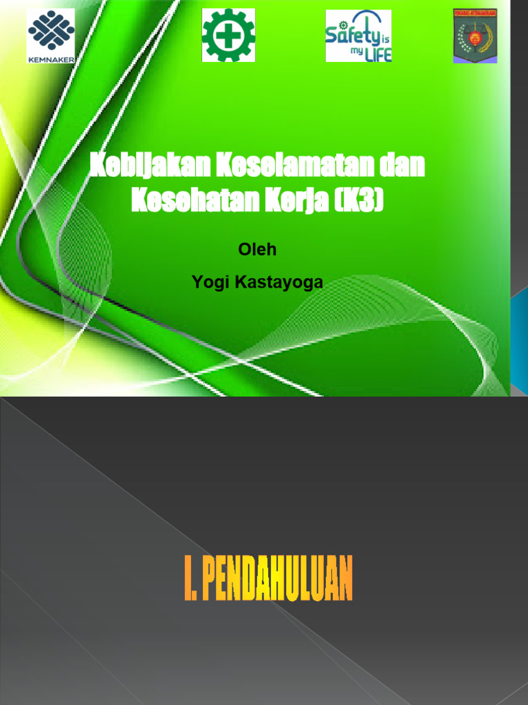 KEBIJAKAN K3 | PDF