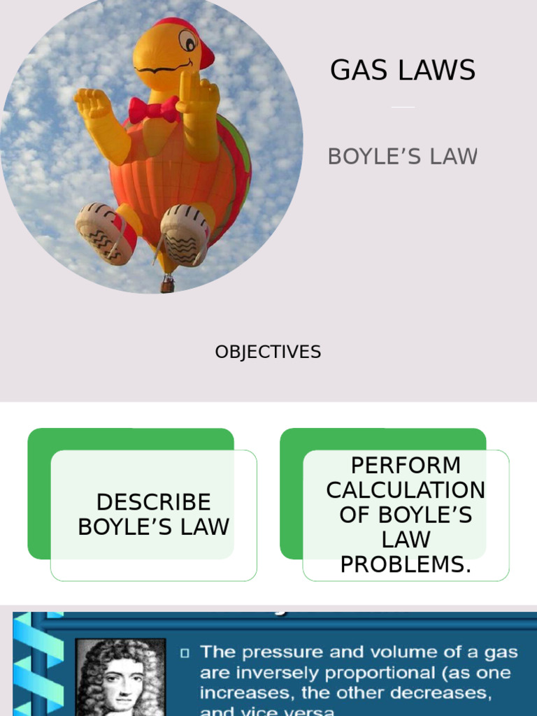 GAS-LAWS-boyles-law | PDF | Gases | Pressure