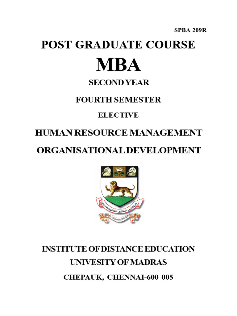 HR Mangment | PDF | Organization Development | Behavioural Sciences