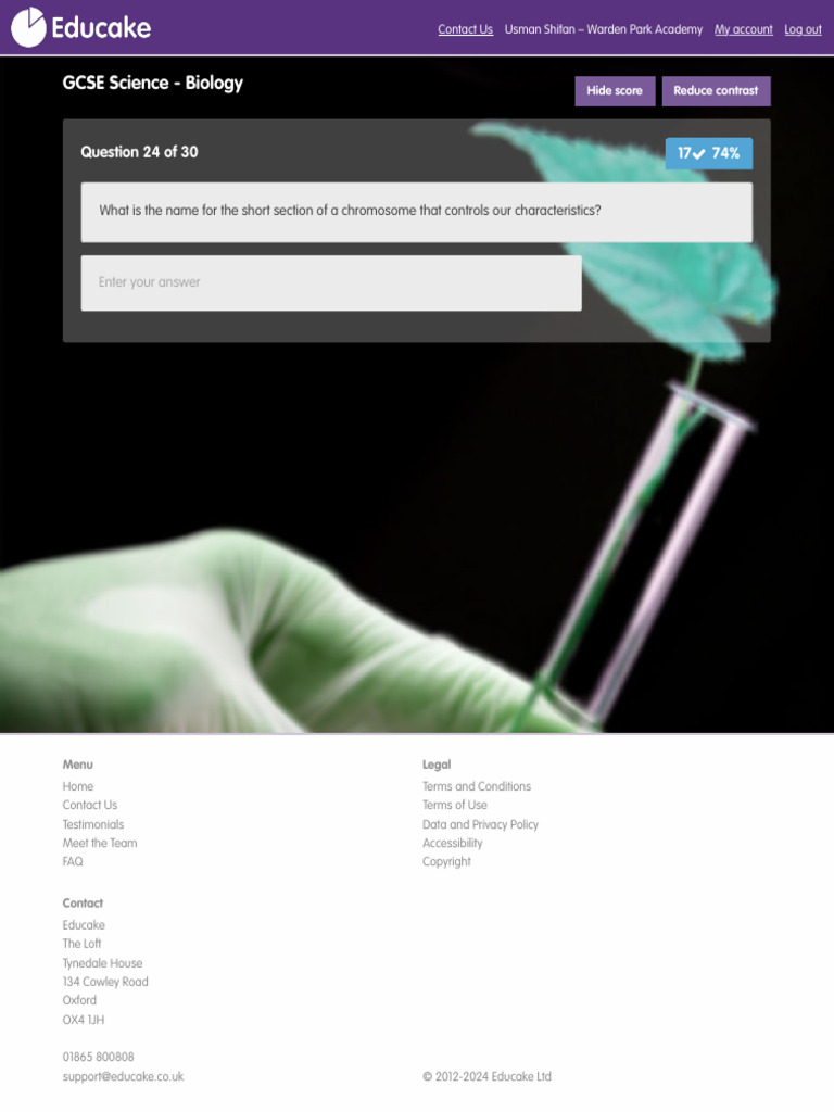 Educake - Online Formative Assessment For Homework and Classwork Educake - Online Formative ...