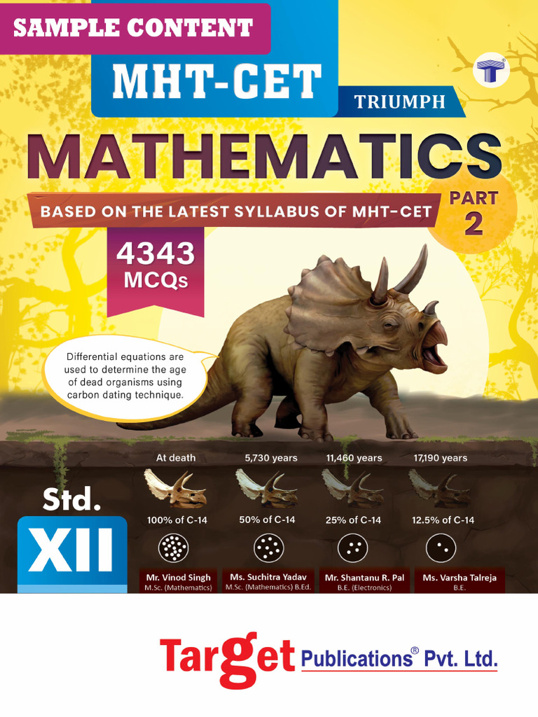 Sample PDF of MHT Cet Triumph Maths Part 2 Book Sample Content 3221 ...