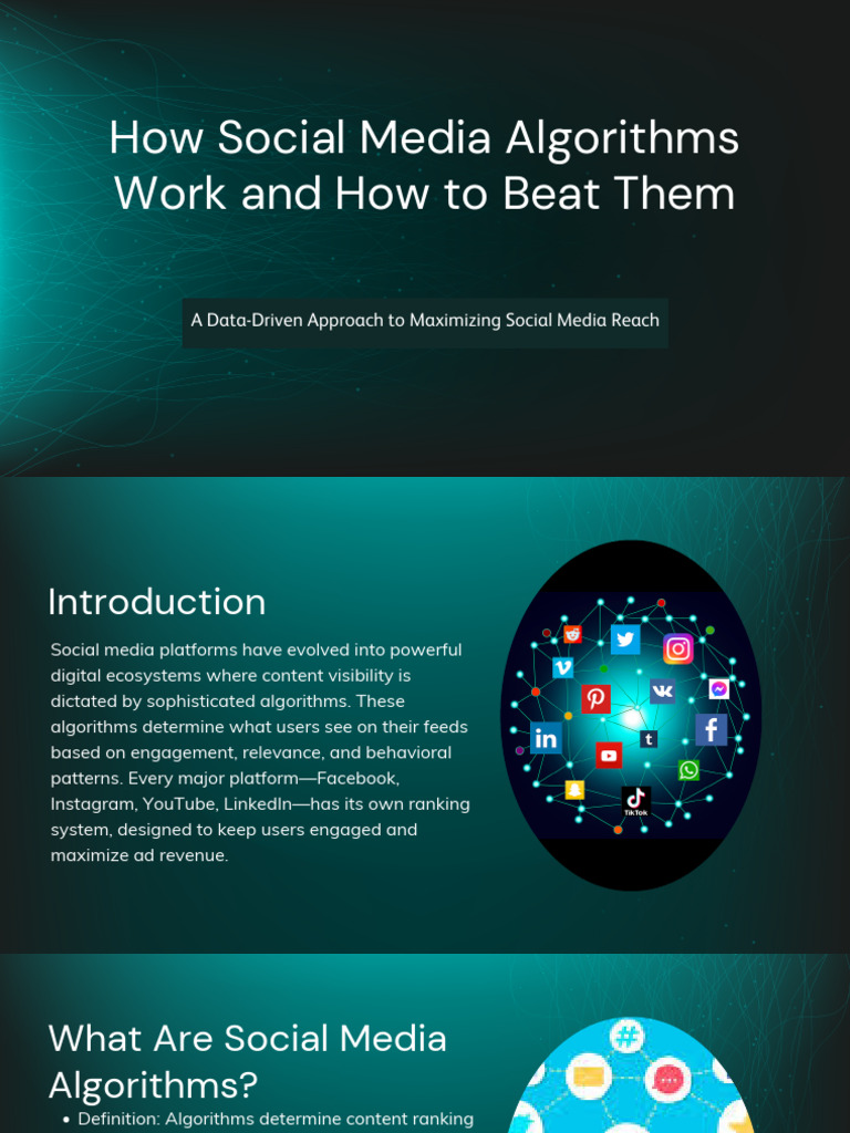 How Social Media Algorithms Work and How To Beat Them | PDF | You Tube ...