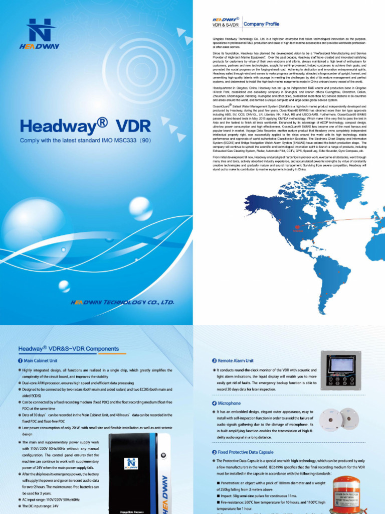 VDR Headway hmt-100 | PDF