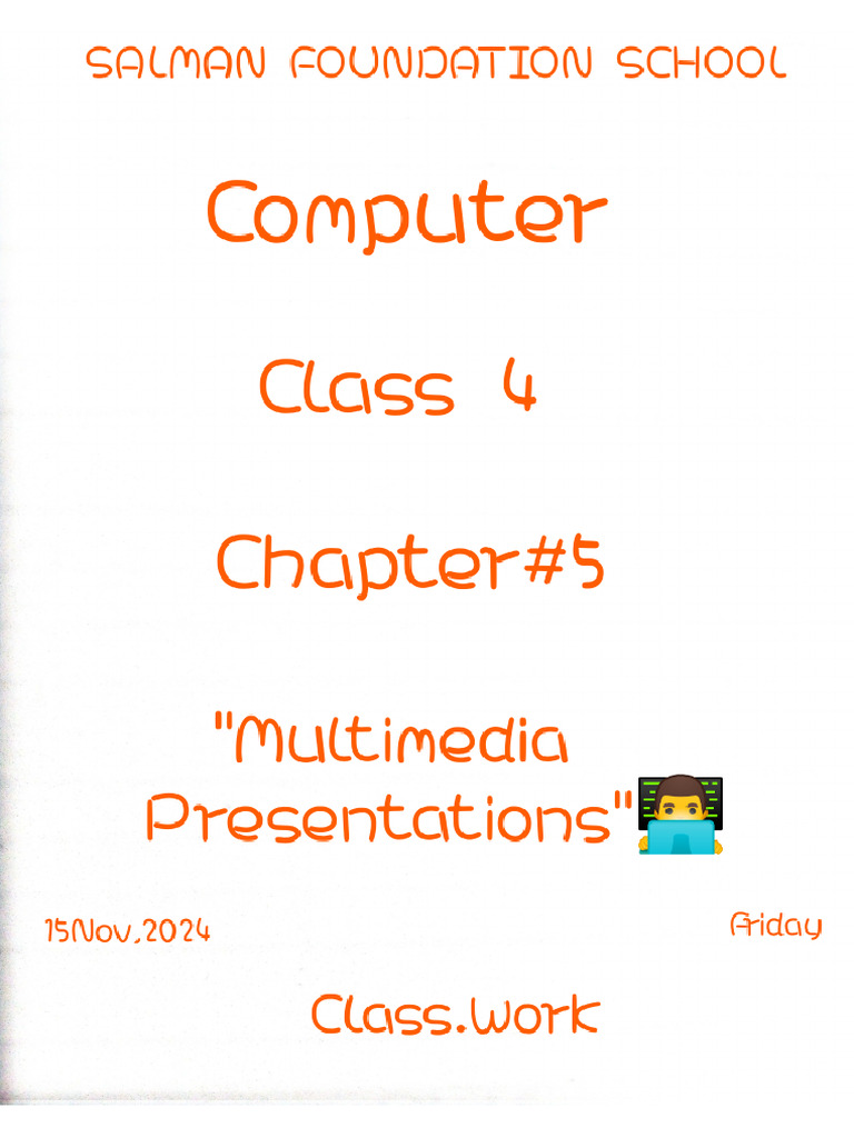 Class4 Computer Chapter5 Qa Pdf