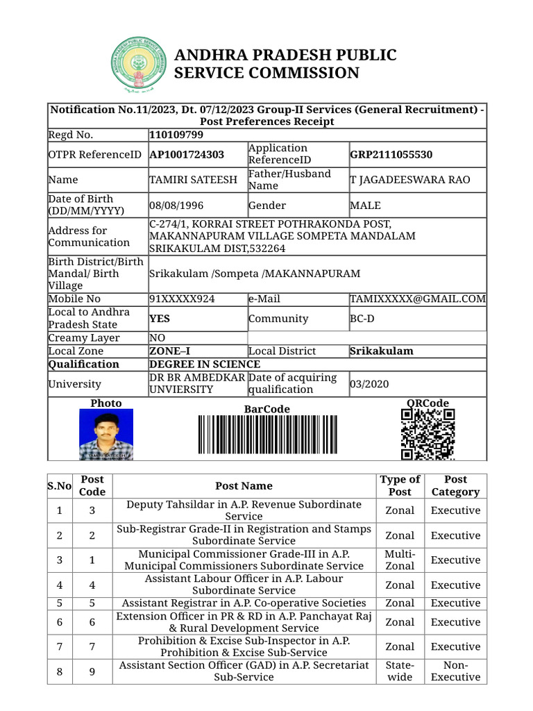 Applications-Psc - Ap.gov - in Appsc Groups Posts Application ...