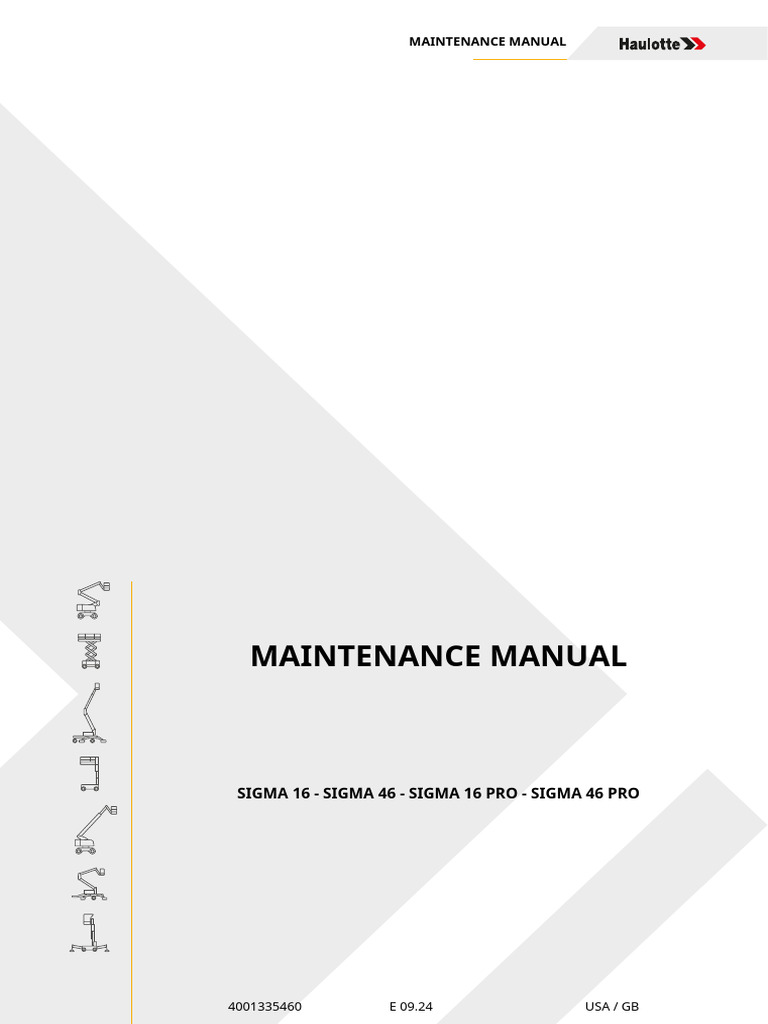 Maintenance Manuals - Touch Screen Display - SIGMA 16 - SIGMA 46, SIGMA 16 PRO - SIGMA 46 PRO ...