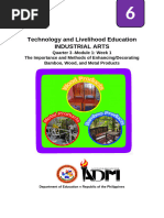 TLE 6 - INDUSTRIAL ARTS Module 1 | PDF | Engraving | Etching