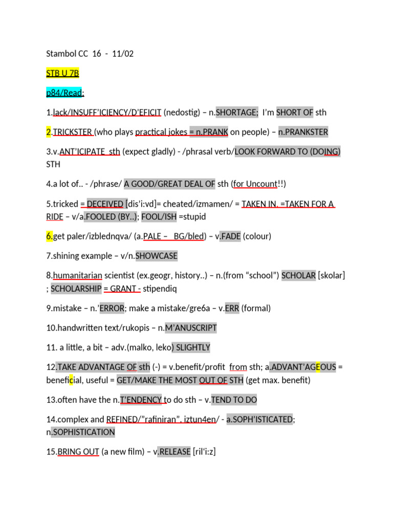 Stambol CC 16 STB U 7B All | PDF | Deception | Human Communication