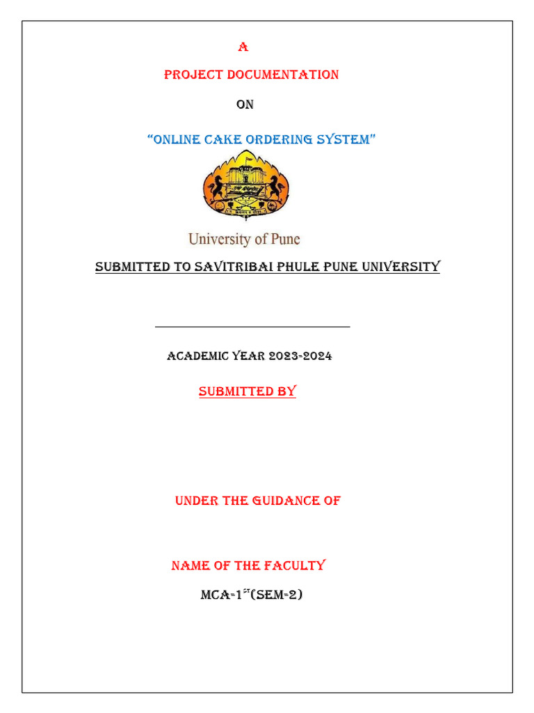 Online Cake Ordering System Project | PDF | Computer Security | Security