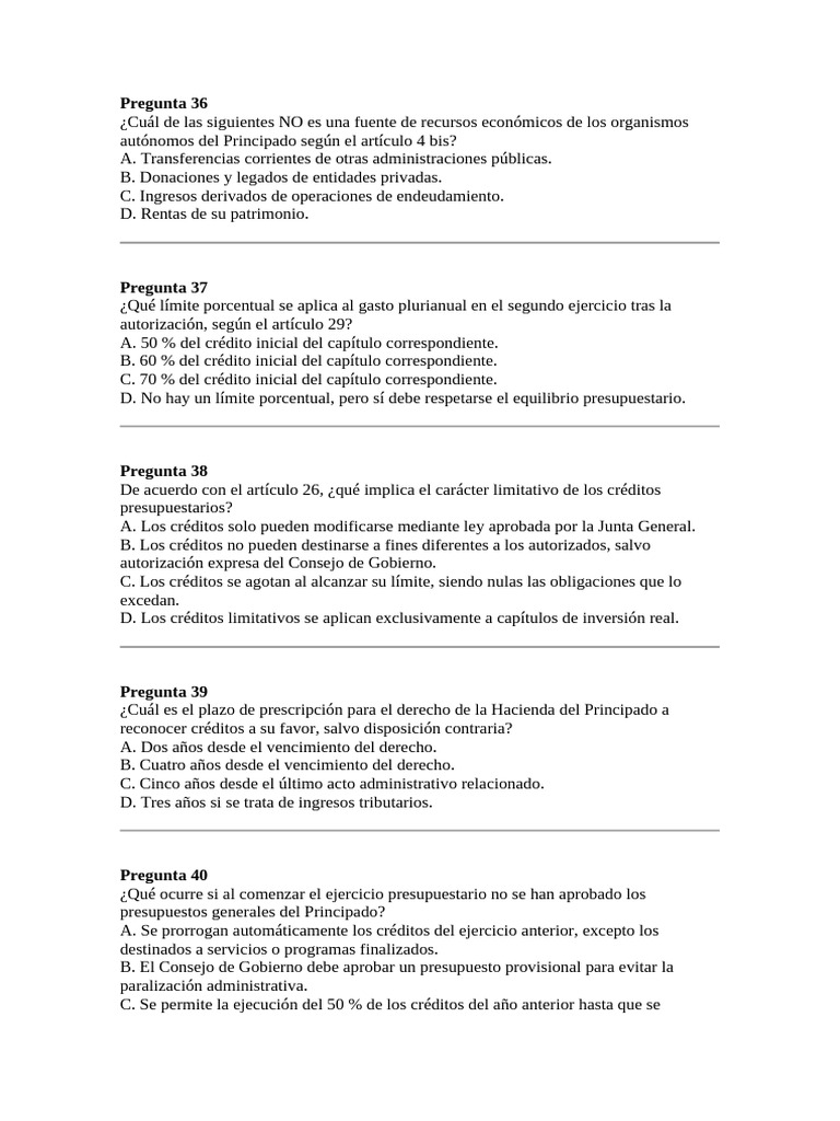 Test 3 Treppa | PDF | Presupuesto | Empresa de propiedad estatal