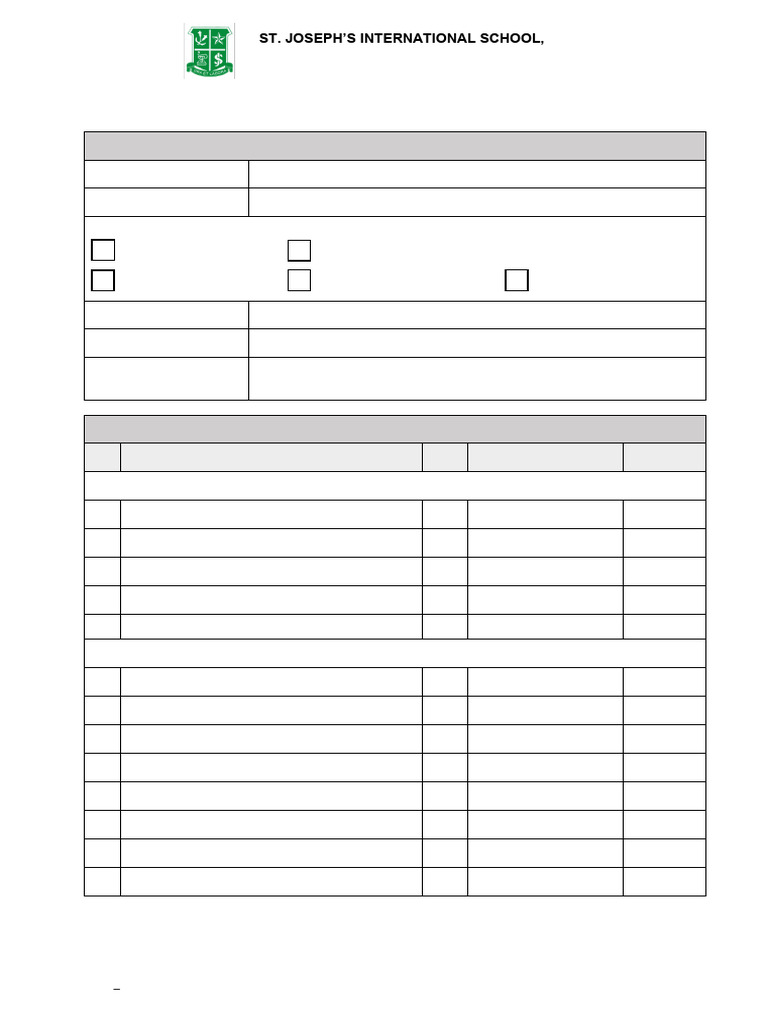 Vetting Checklist - Updated Jun2024 | PDF