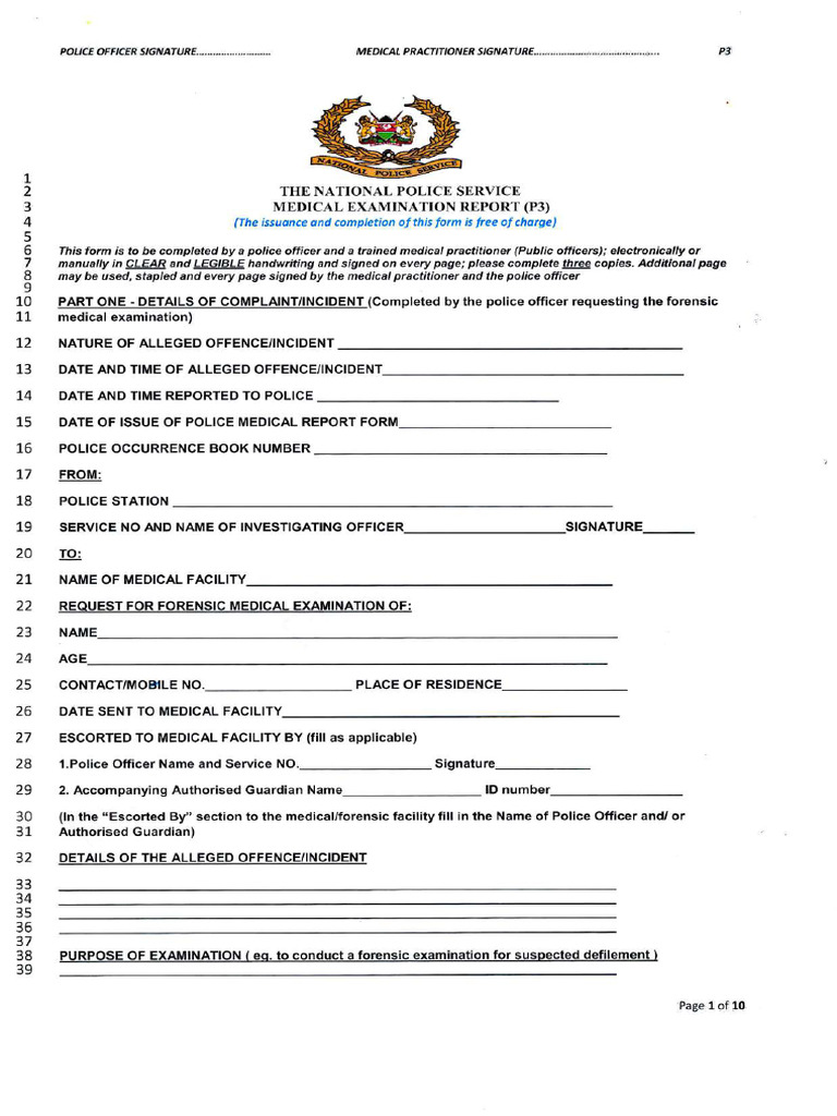 p3 Form Up Dated | PDF