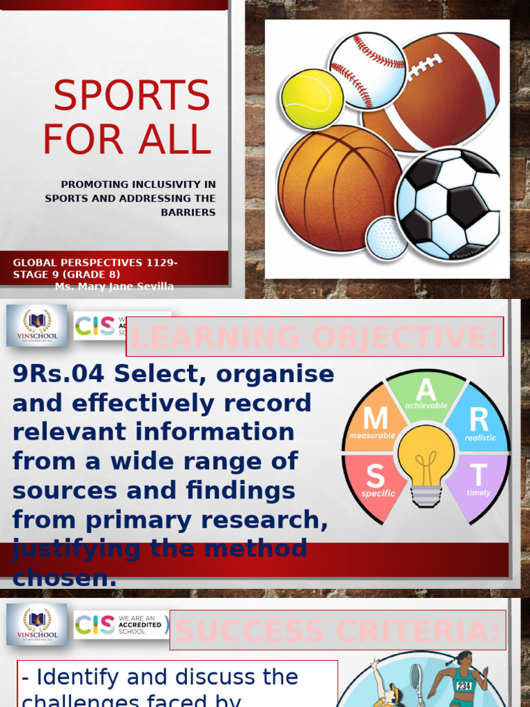 Sports For All - Disability | PDF | Sports | Survey Methodology