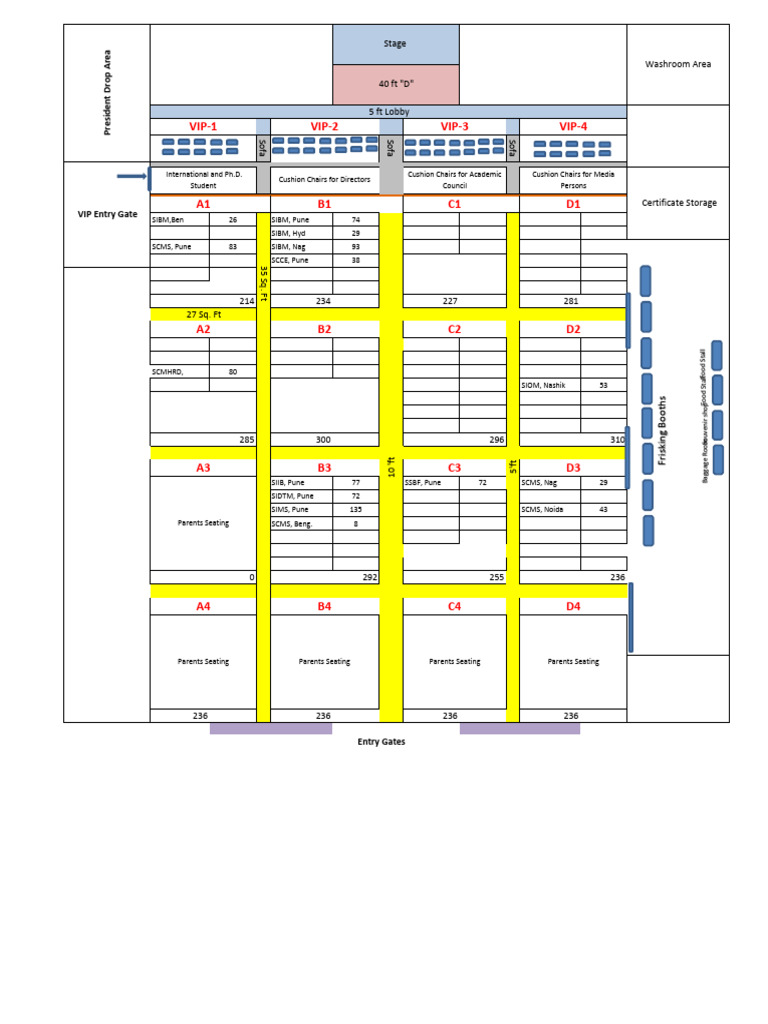 Seating Arrengment v3-1 | PDF