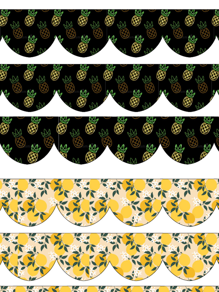 Pineapple Borders | PDF