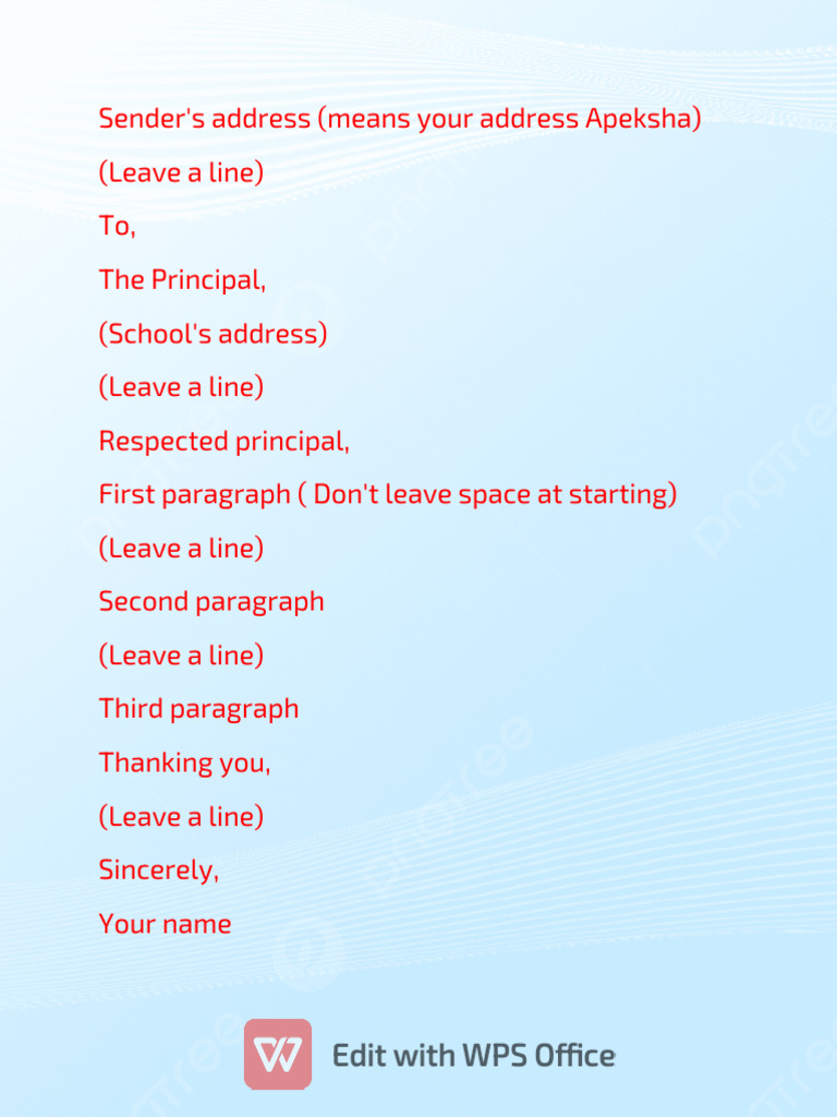Formal Letter Writing Format | PDF