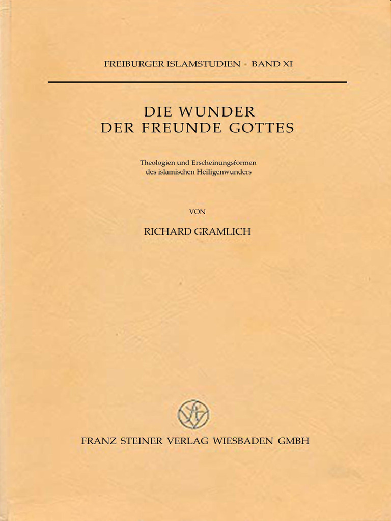 Die Wunder Der Freunde Gottes - Richard Gramlich | PDF