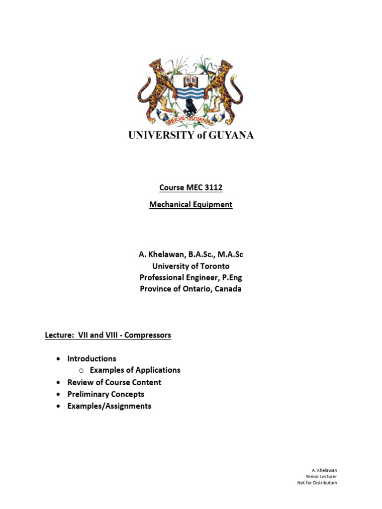 Compressors in Mechanical Equipment | PDF | Machines | Gas Technologies