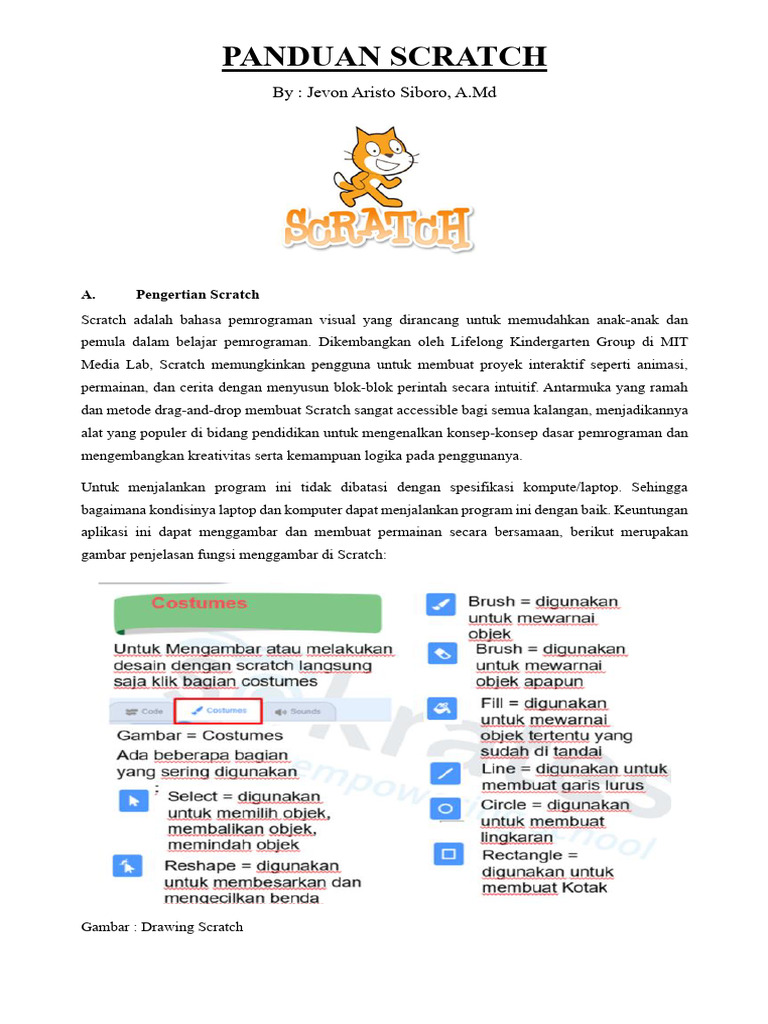 Panduan Scratch | PDF
