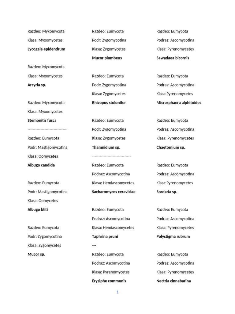 Mikologija | PDF
