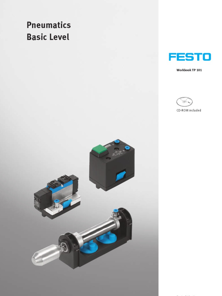 Pneumatics Basic Level: Workbook TP 101 | PDF | Valve | Switch