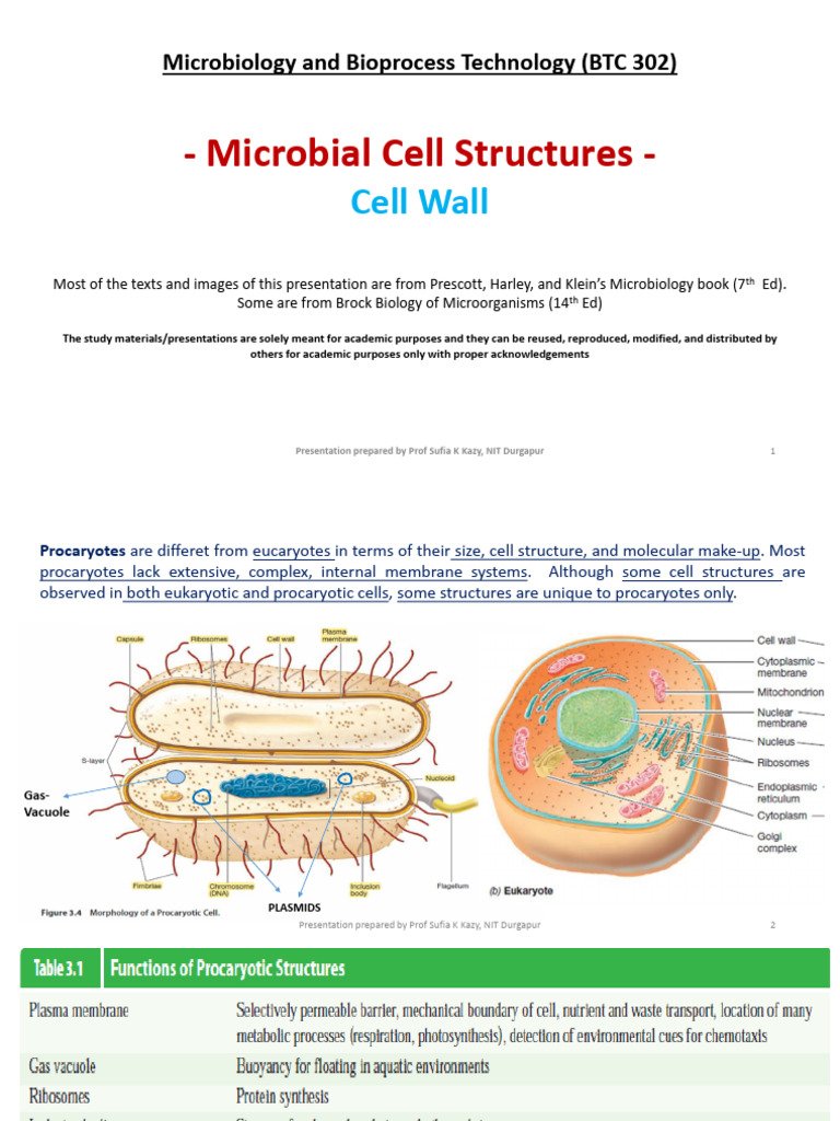 Microbiology 4 - Microbial Cell Structures - Cell Wall | PDF | Lipopolysaccharide | Gram ...