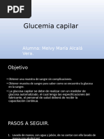 Toma de Glucosa Capilar en Enfermería | PDF | Capilar | Sangre