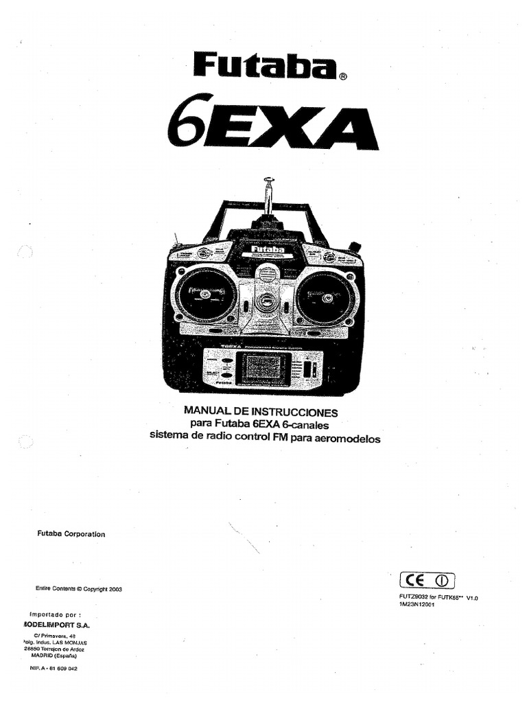 Futaba 6EXA Es | PDF