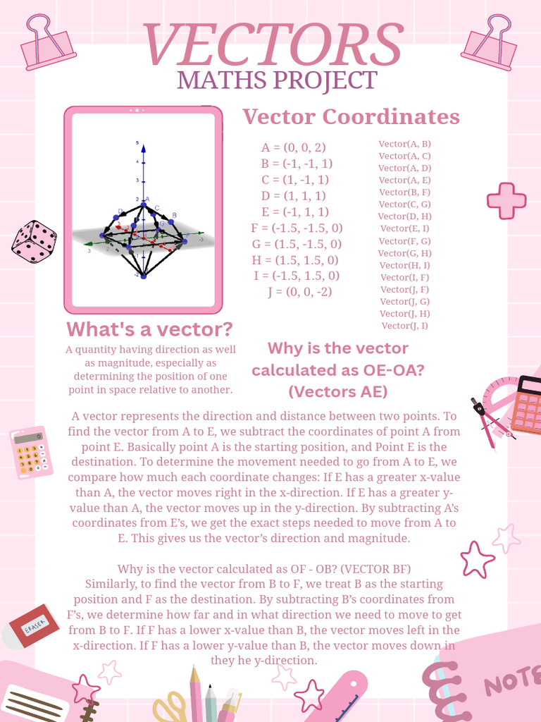 Understanding Vector Coordinates and Applications | PDF | Euclidean ...