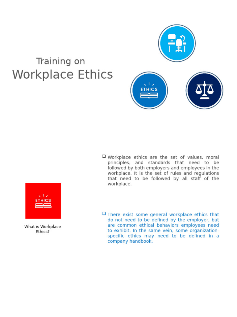 Workplace Ethics | PDF