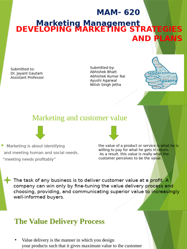 Developing Marketing Strategies and Plans | PDF | Marketing | Swot Analysis