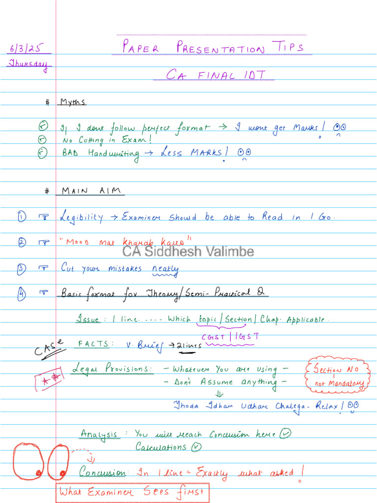 IDT Paper Presentation TIPS | PDF
