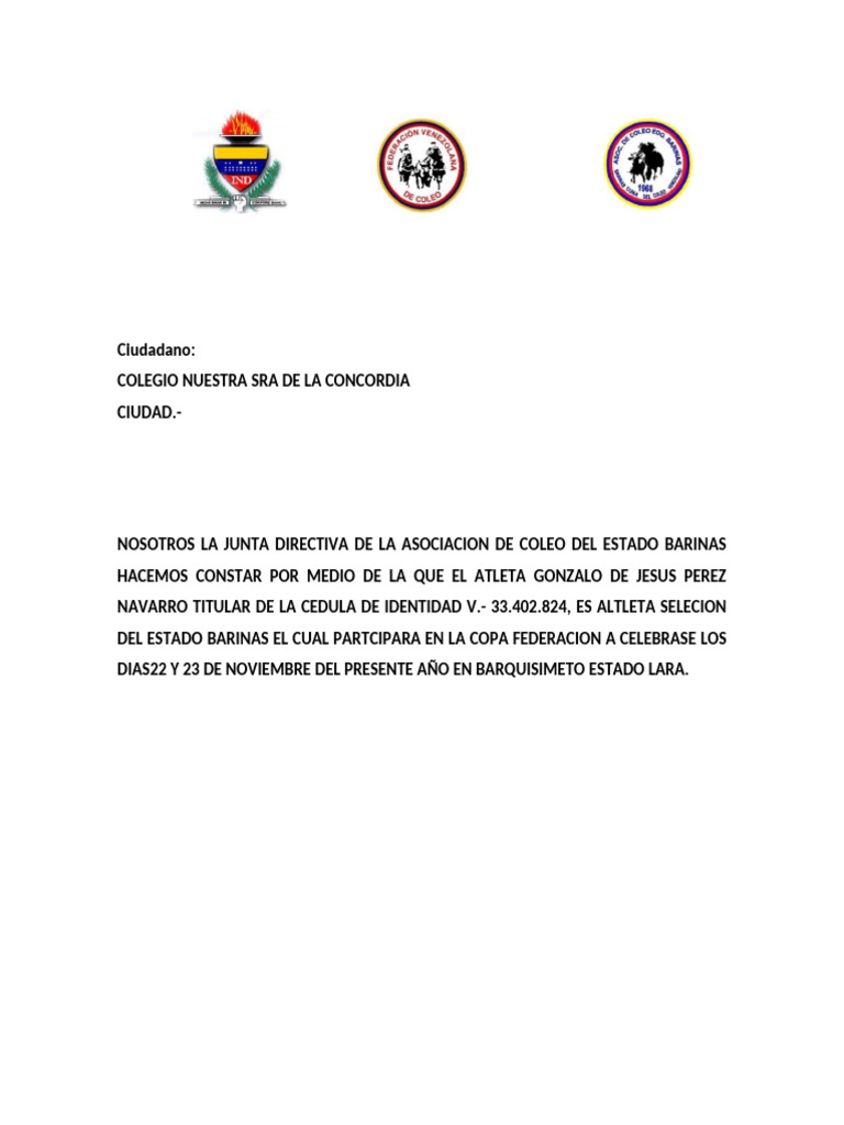 Constacia Atleta | PDF