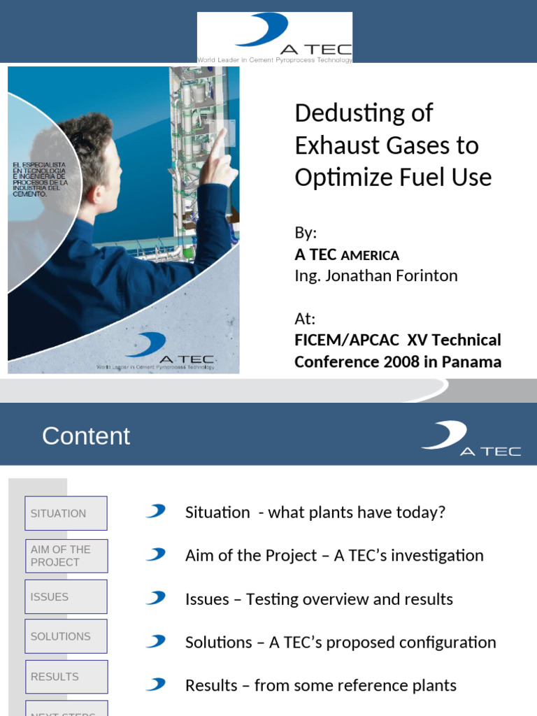 Dedusting of Exhaust Gases to Optimize Fuel Use FINAL | PDF | Materials ...