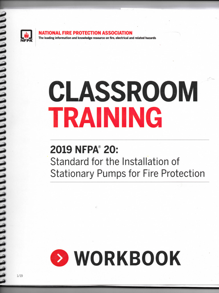 Classroom Training of NFPA 20 2019 | PDF